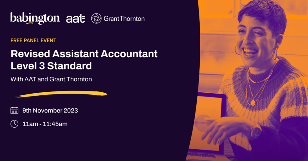 Revised Assistant Accountant Level 3 Standard | Babington