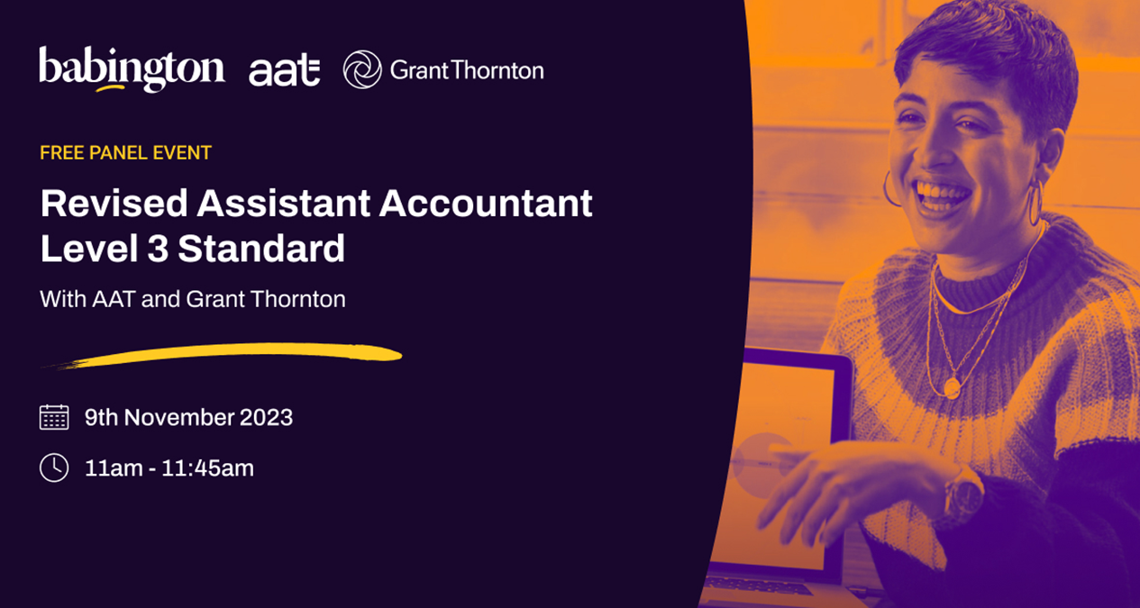 Revised Assistant Accountant Level 3 Standard | Babington